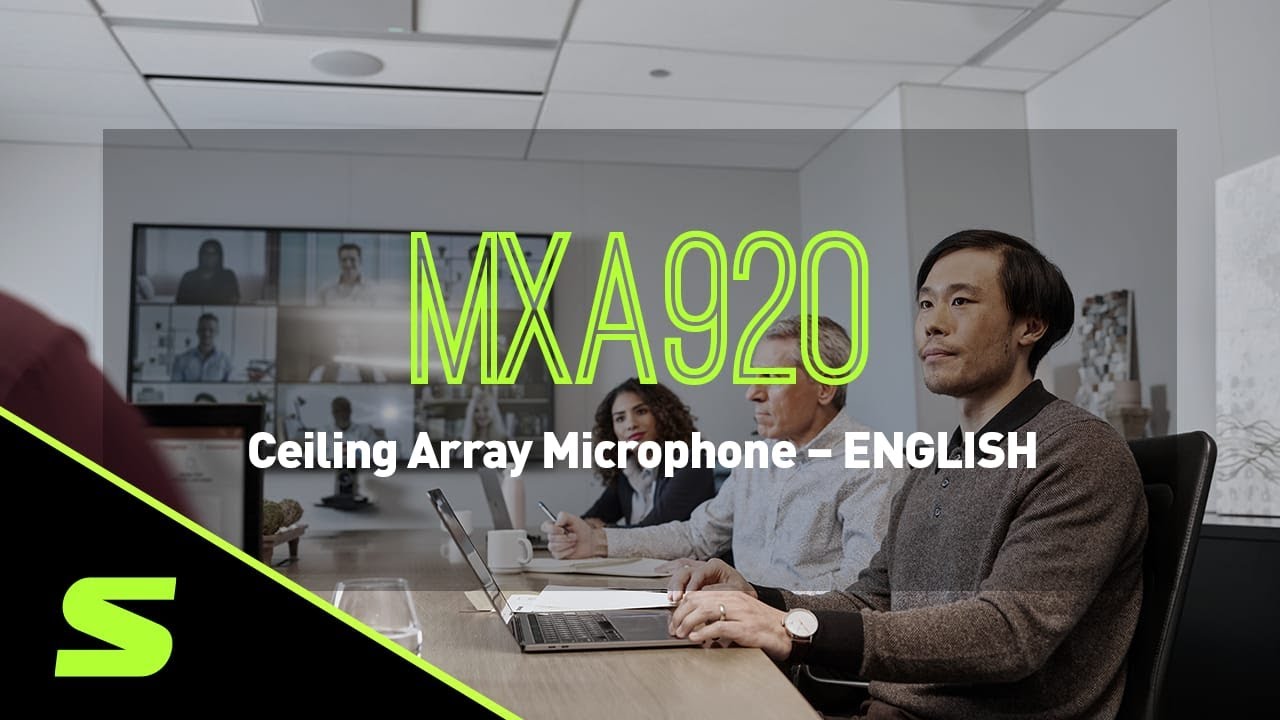 New Launch - Shure Microflex Advance MXA920 Ceiling Array Microphone ...