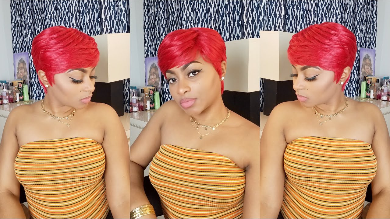 🔥Ferrari Red Short Cut🔥| Mayde Beauty Wig - Lucy - YouTube