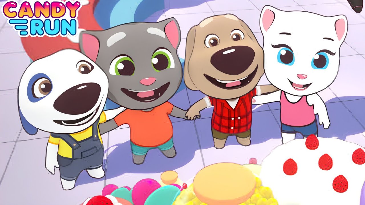 Talking Tom Candy Run Gameplay Android ios - YouTube