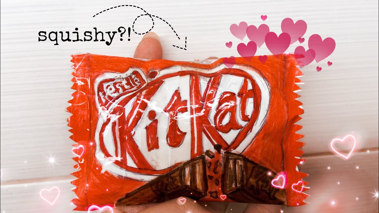 DIY KitKat paper squishy | Louise - YouTube