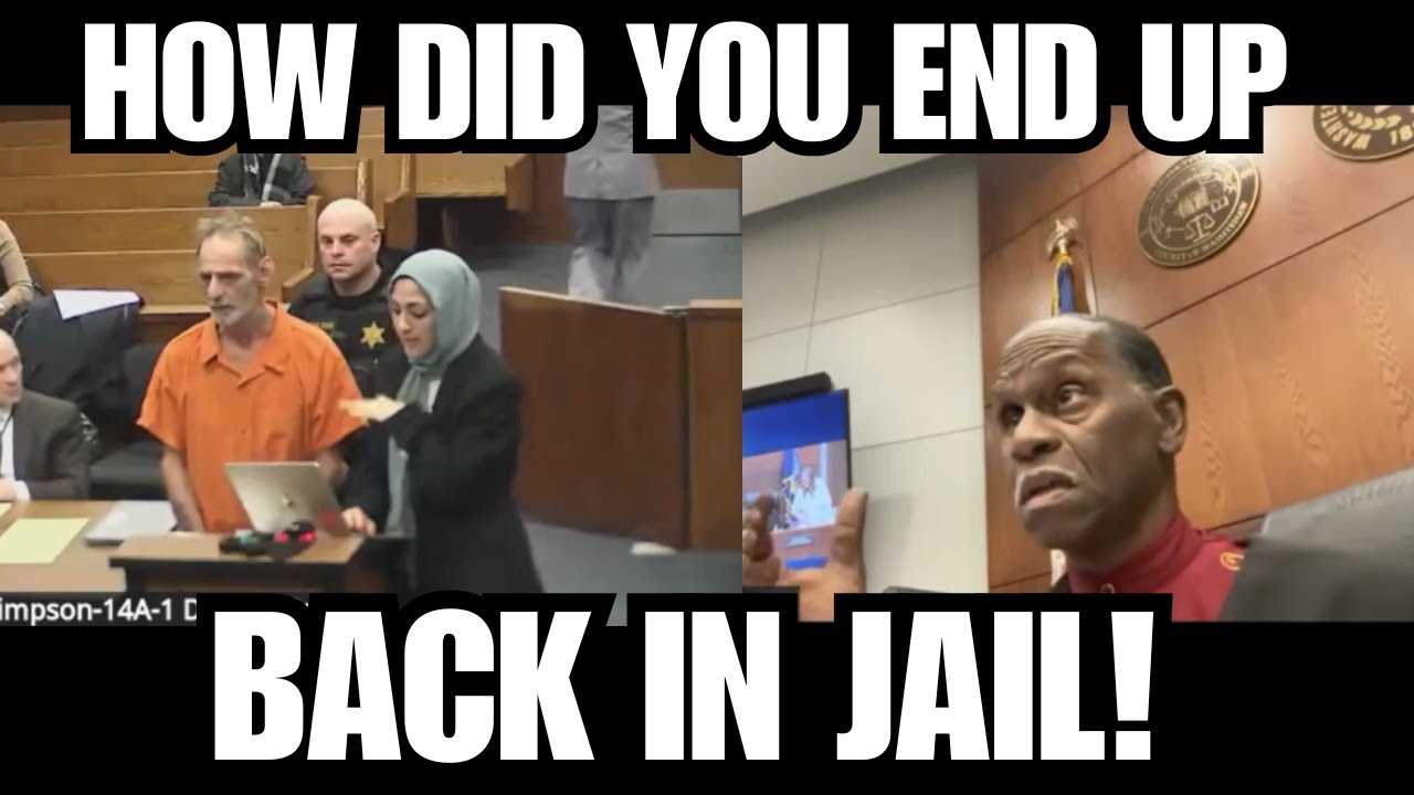 Released Defendant Sent Back to Jail But Judge Is Confused WHY? - YouTube