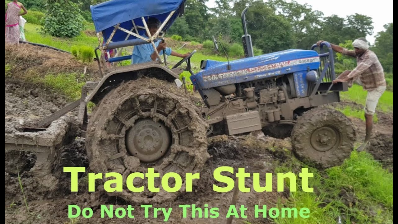 Dangerous Tractor Stunt || Life Risky Stunt || Do Not Try This At Your ...