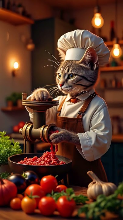 AI-generated video | Cat Chef: Elegance, Flavor and Supreme Class! 🐈 ... AI-generated video | Cat Chef: Elegance, Flavor and Supreme Class! 🐈 ...