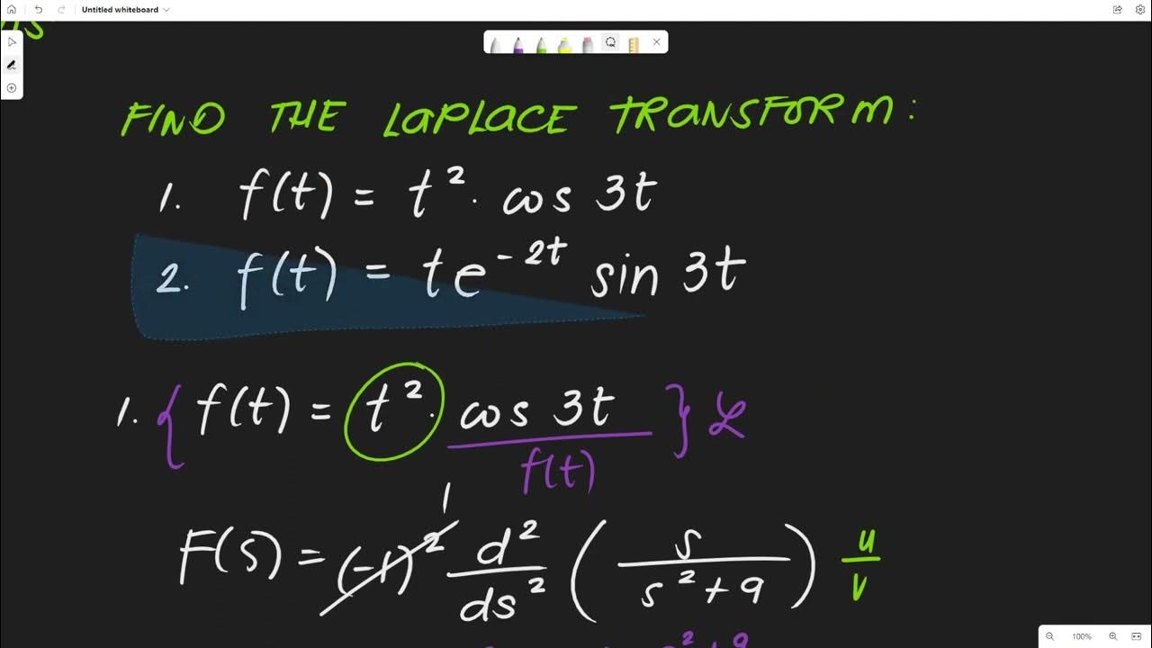 Laplace Transforms: Differentiation in Frequency Domain - YouTube