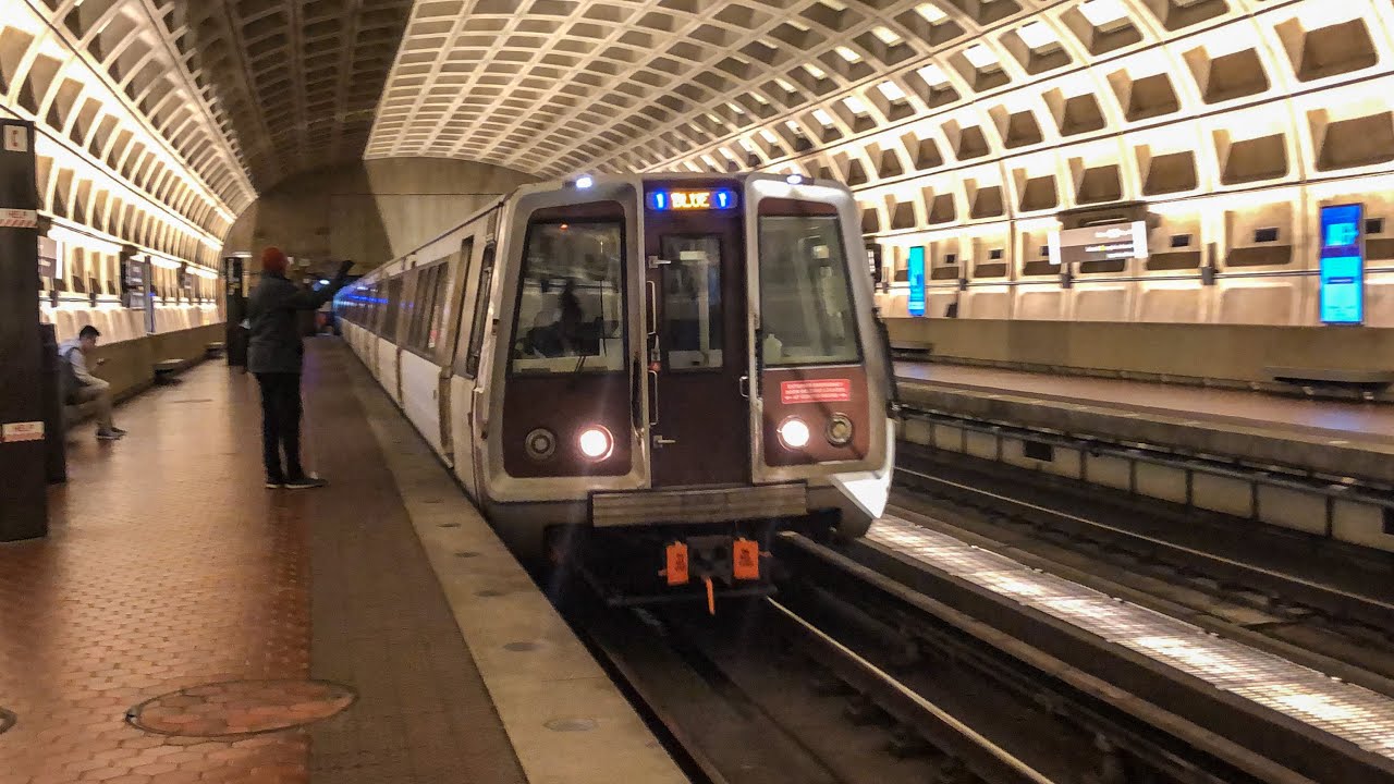 WMATA Rehab Breda 3000 Series on the Blue Line At Pentagon City - YouTube