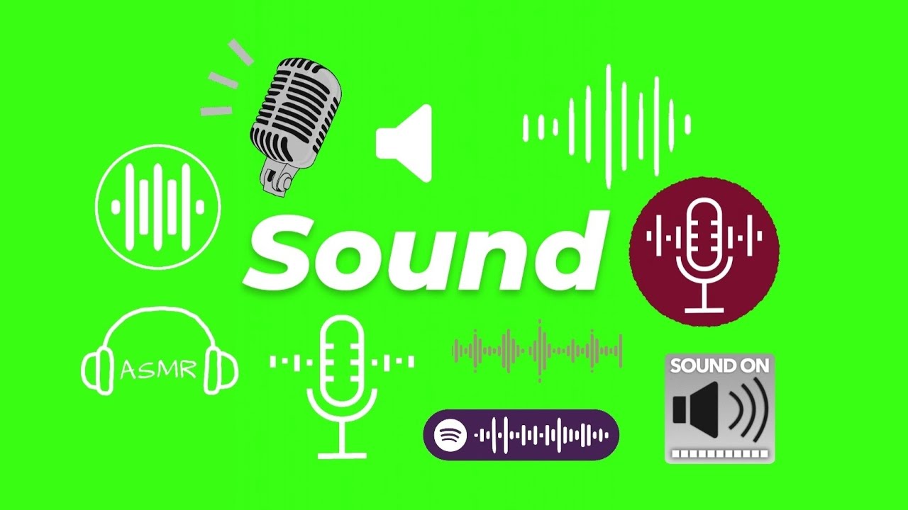 Animated Sound GIF Green Screen Pack (Free Download) - YouTube