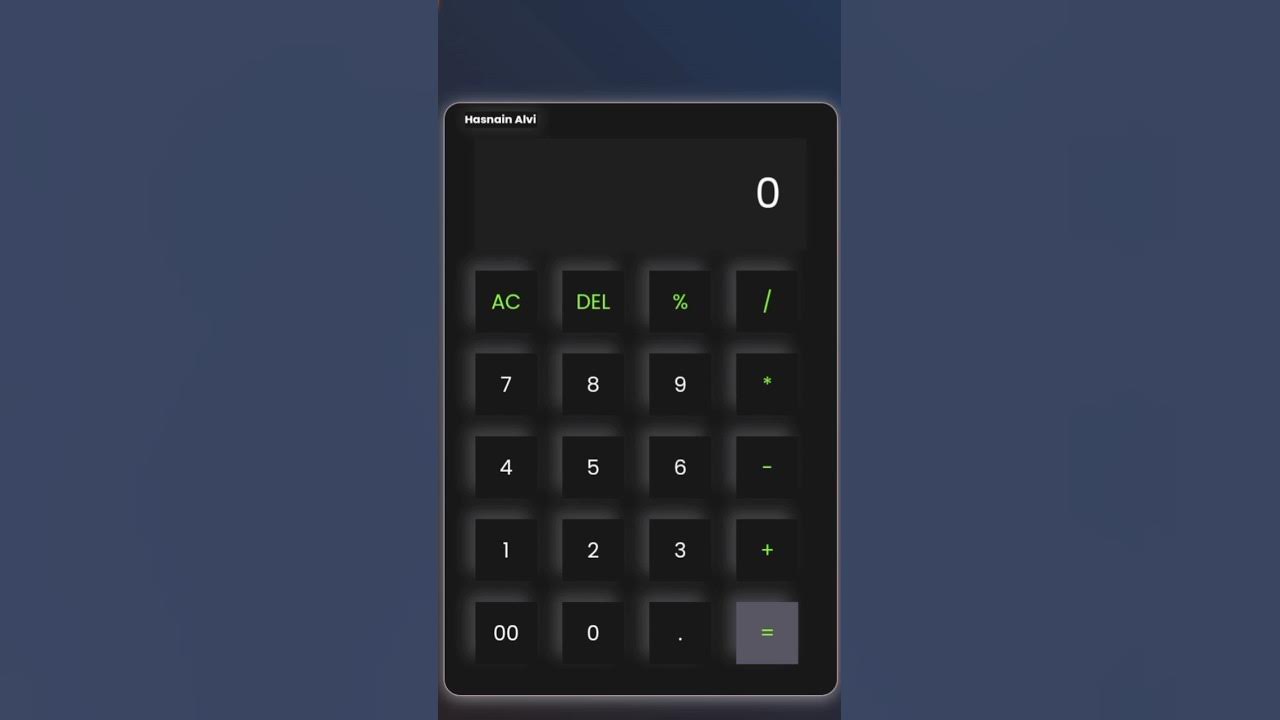 Create Calculator Htmlcssjavascript Viruls Htmlcss Programming Programming Youtube