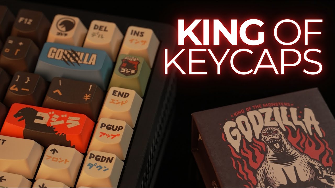 KeyTok Godzilla Keycaps: The Ultimate Desk Upgrade for Godzilla Fans ...