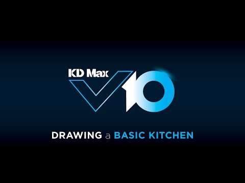 KD Max V10 | Drawing a Basic Kitchen Tutorial - YouTube