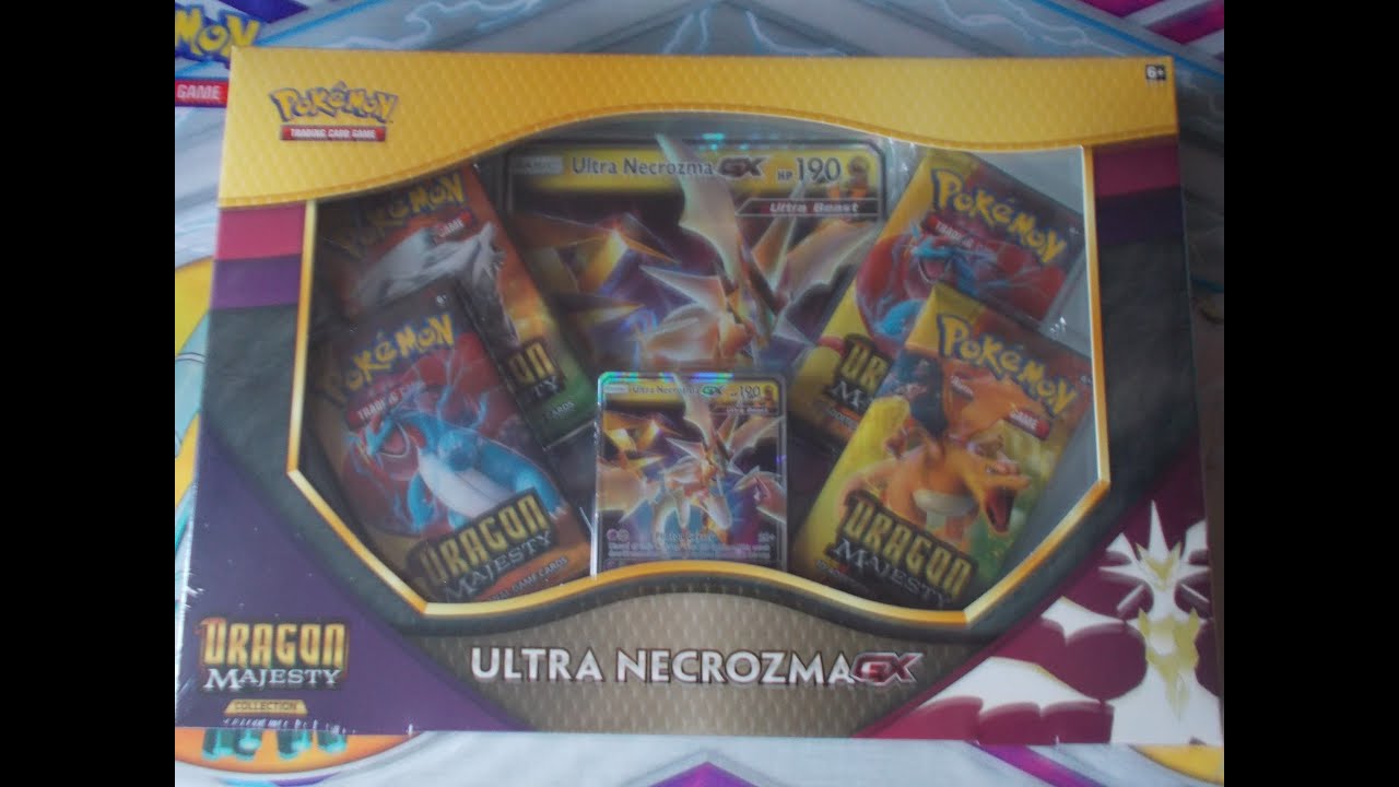 Pokemon gx box 33# Ultra necrozma - YouTube