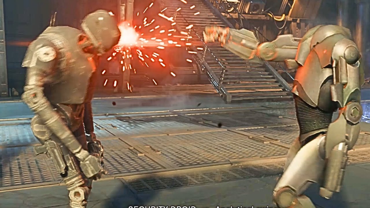 B2 Super Battle Droid VS KX Security Droid - STAR WARS JEDI SURVIVOR ...
