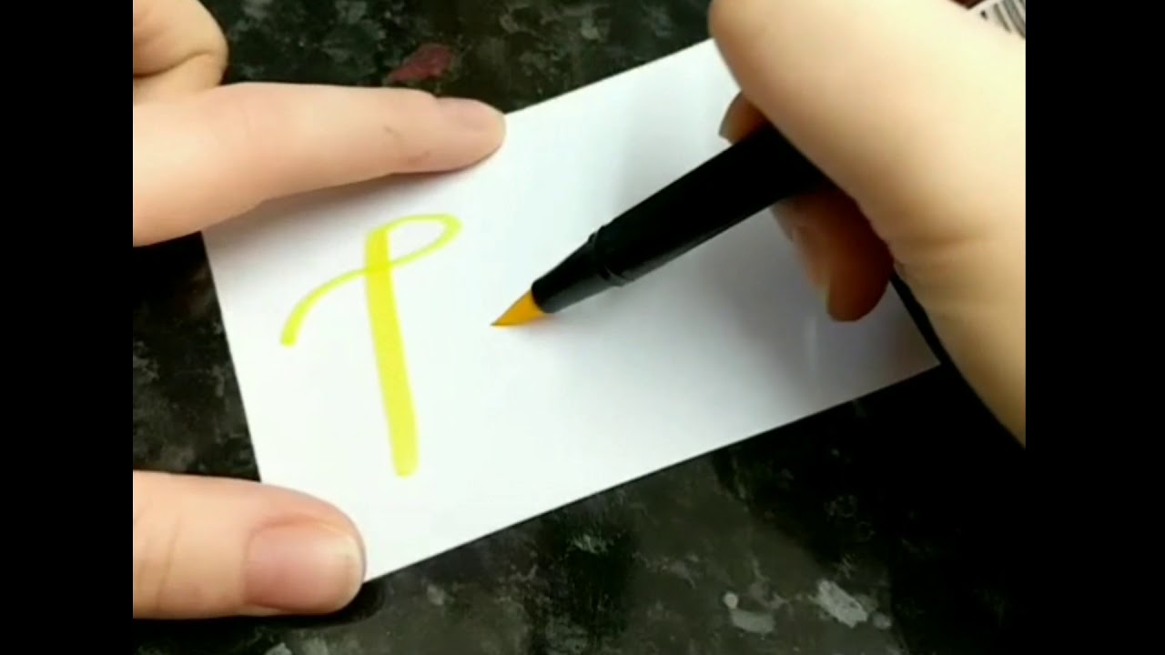 Tara - modern calligraphy name - YouTube