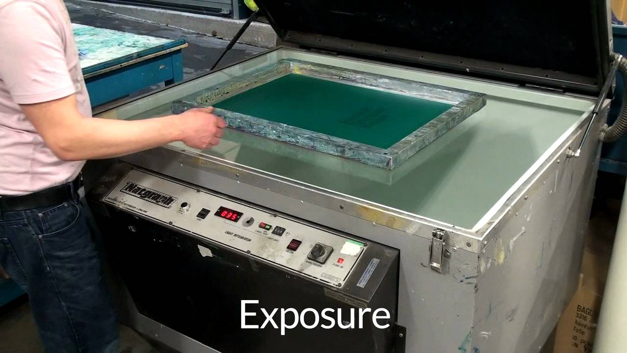 Screen Making Process - The Umbrella Collection - YouTube