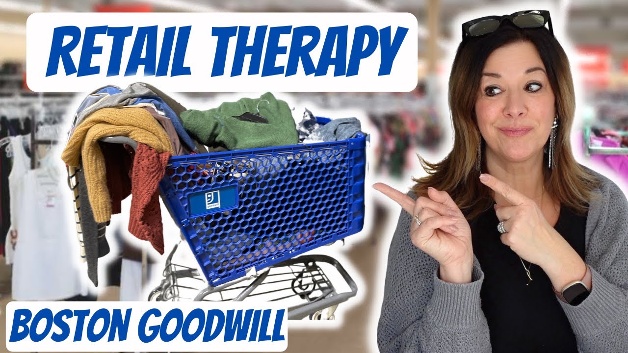 Retail Therapy Thrift Haul! Thrift with me at BOSTON Goodwill Amazing ...