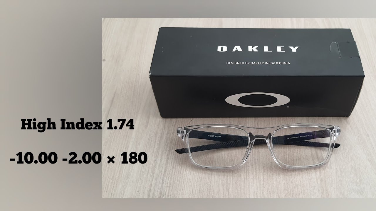 High Index Lenses 1.74 | Oakley Eye Frames | For Men | Crizal High ...