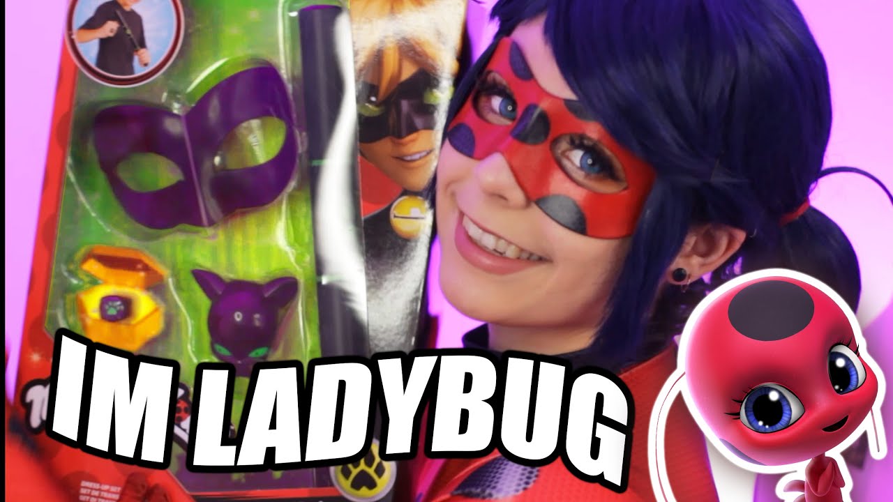 WANT TO BECOME A LADYBUG SUPER HERO? 🐞 Miraculous Ladybug Toy props ...
