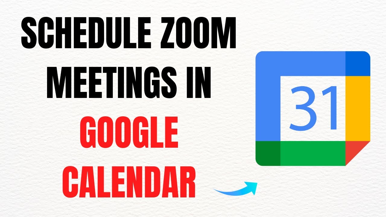 How to Schedule Zoom Meetings in Google Calendar – Full Guide - YouTube