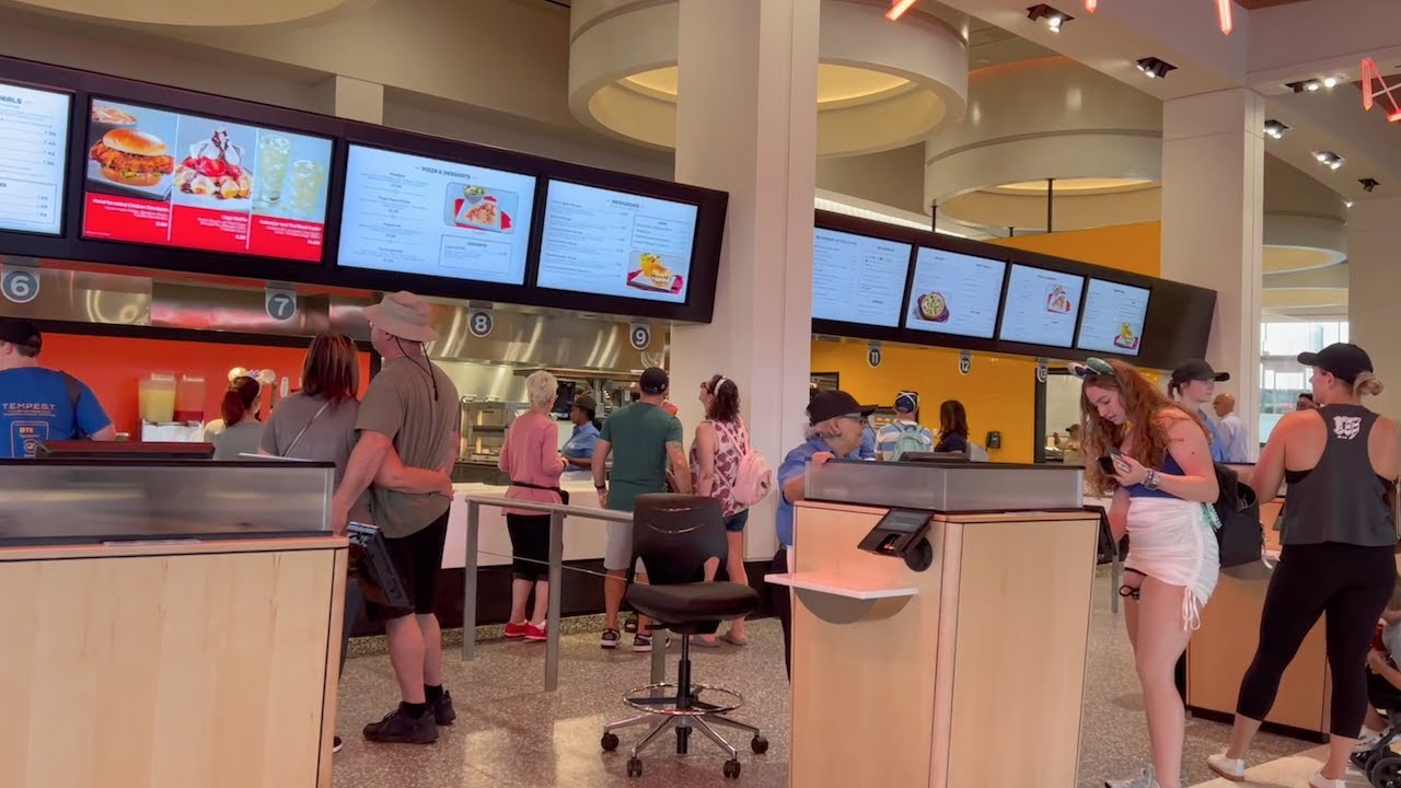Connections Eatery - A New and Fresh Food Court at Epcot - YouTube