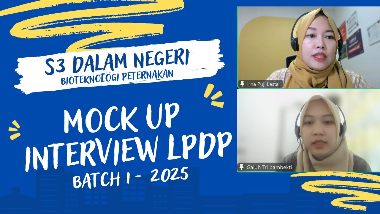 Mock Up Interview LPDP S3 Bioteknologi Peternakan (2025) - YouTube