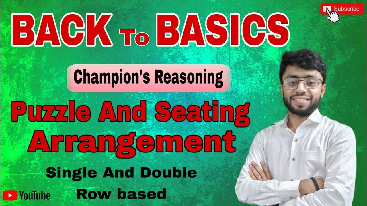 Puzzle🧩 & Seating Arrangement From Basic to Advance level (lec-2) - YouTube