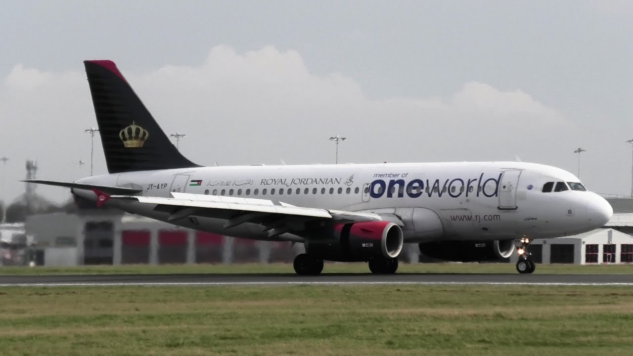 Inaugural Flight | Royal Jordanian Airlines A319 | London Stansted ...