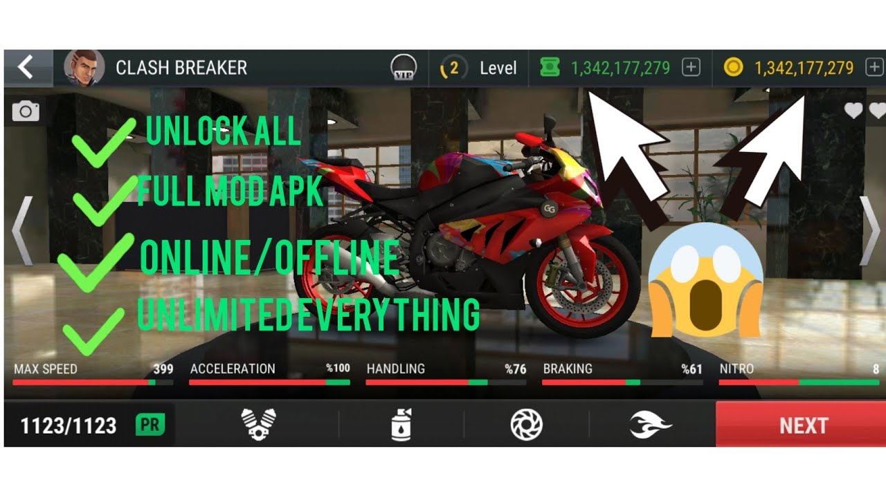 Racing Fever: Moto mod apk Unlimited Everything😱100% works😱with Proof ...