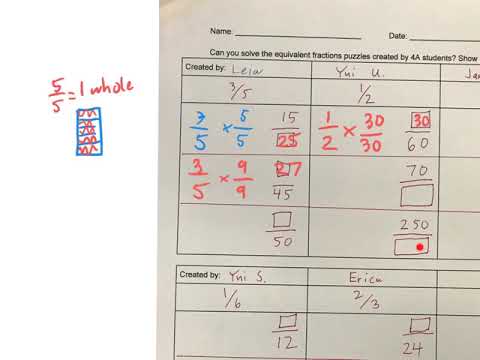 Fraction Name Collection Box Puzzles - YouTube