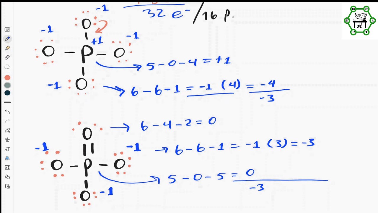 Estructura de Lewis Para el Ion Fosfato Utilizando Cargas Formales ...