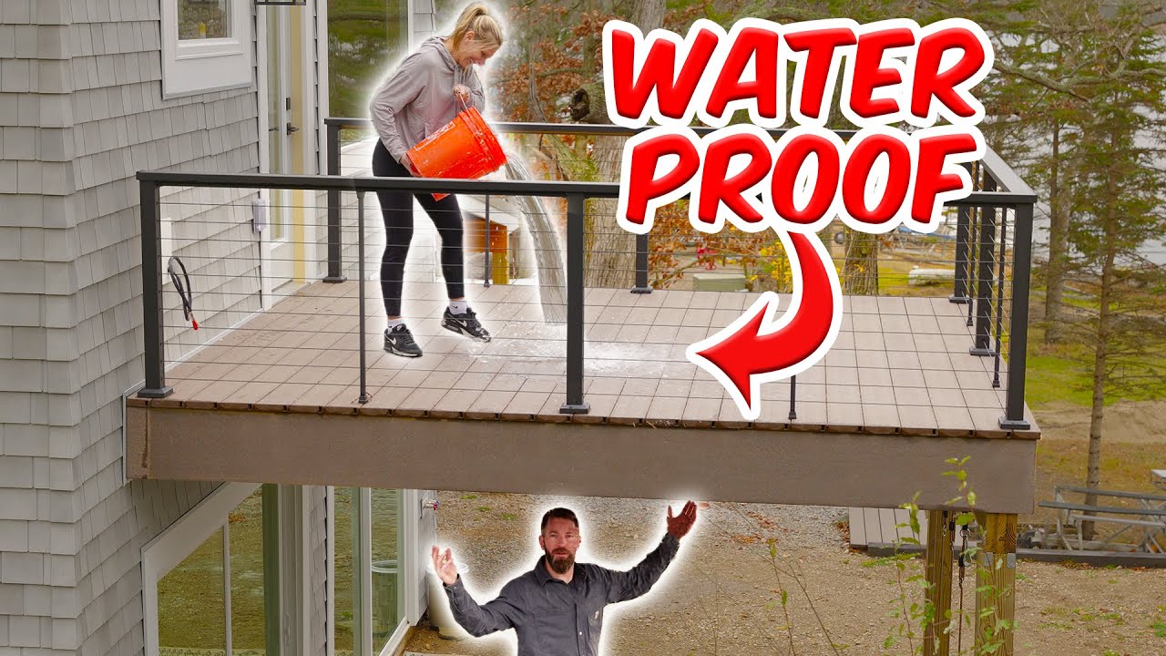 We built a Waterproof Deck... and it was easy - YouTube