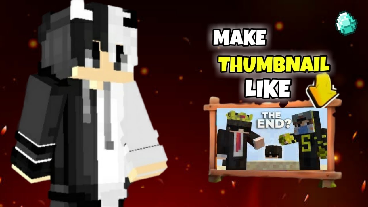 (Dont Miss)How to make Minecraft Thumbnails Like Senpai Spider # ...