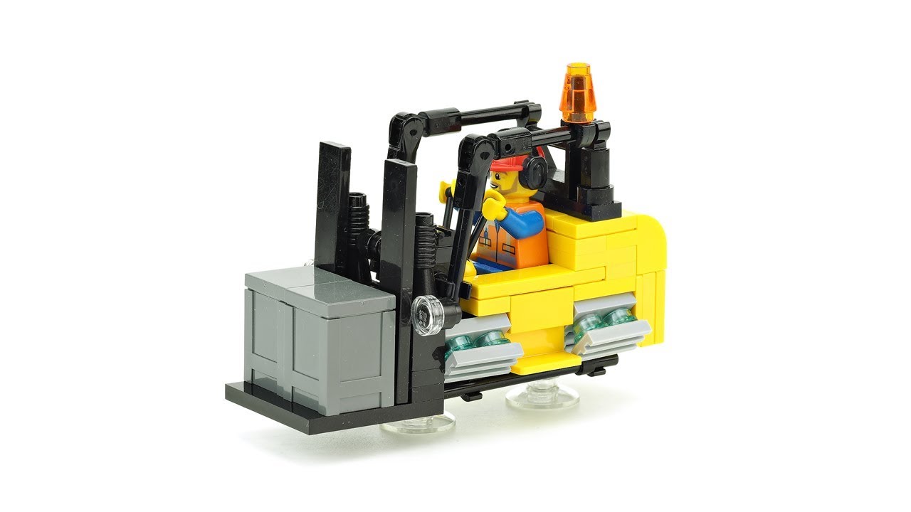 LEGO Flying Forklift (AIR02) MOC Building Instructions - YouTube