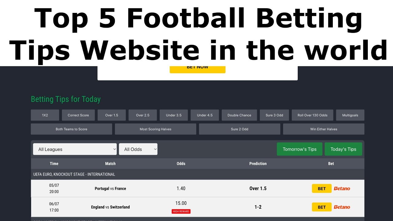 Best 5 Football Betting Tips Website in 2024 and beyond ( Football ...