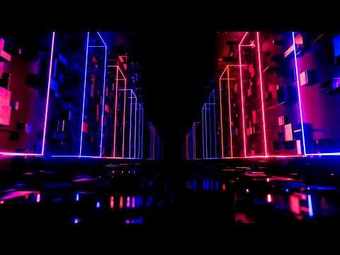 🎬 4K Görsel Patlama – Sonsuz Perspektifte Cyberpunk Neon Şehri | VJ (Sessiz)