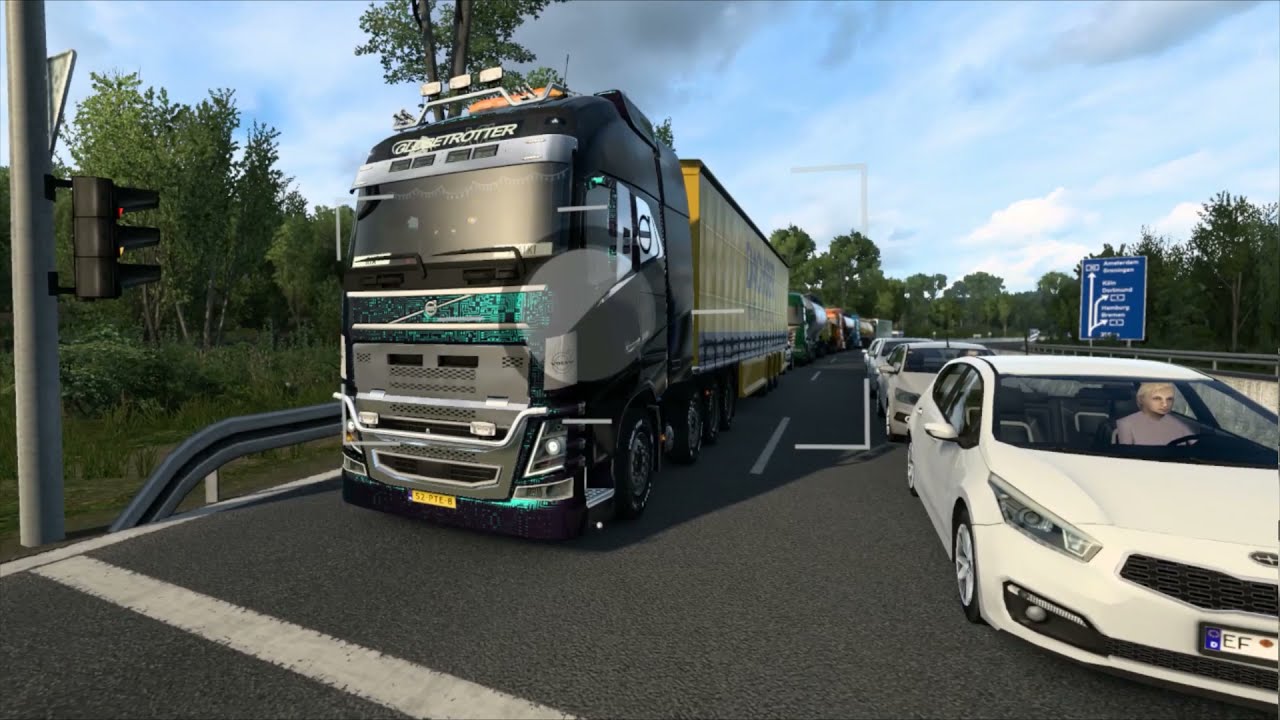 ETS2 - VR - Oculus Quest 2 - Link Cable - RTX 3060 TI - YouTube