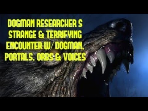 DOGMAN RESEARCHER'S STRANGE & TERRIFYING ENCOUNTER W/ DOGMAN, PORTALS ...