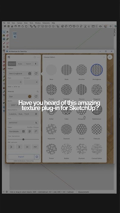 AMAZING texture plug-in for #SketchUp 🤩 #sketchuptutorial - YouTube