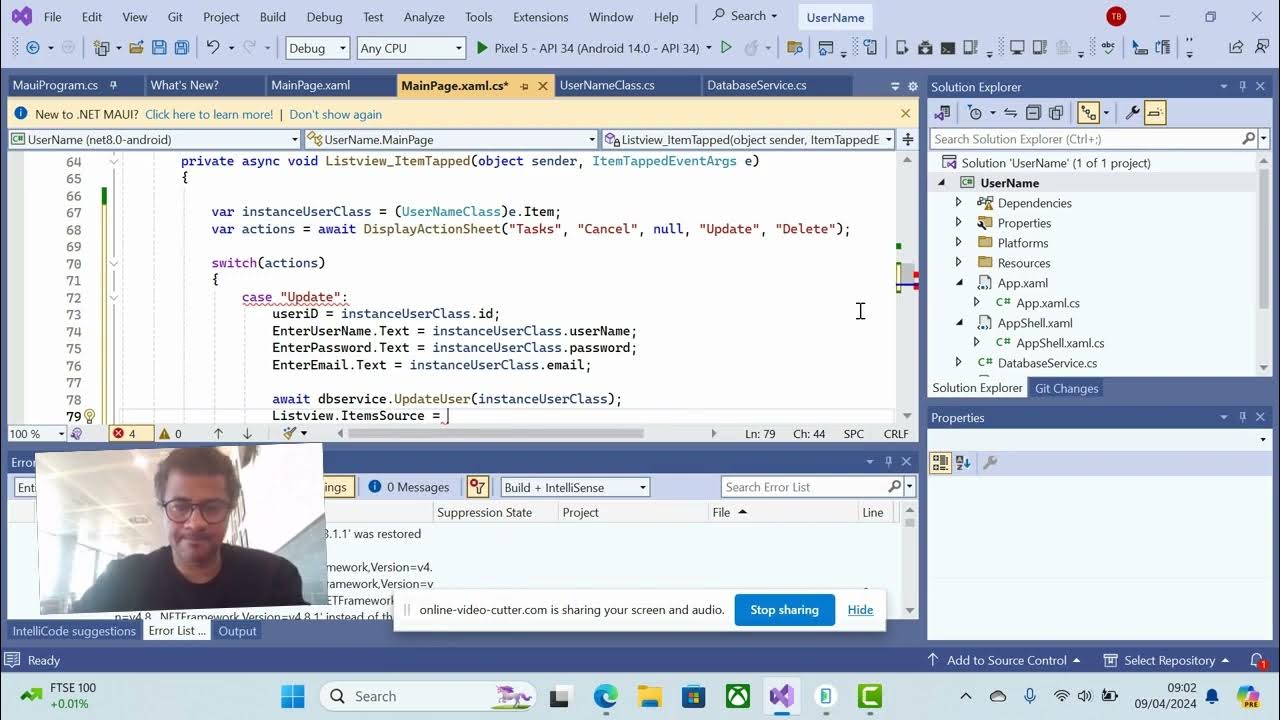 CRUD .NET MAUI DISPLAY - YouTube