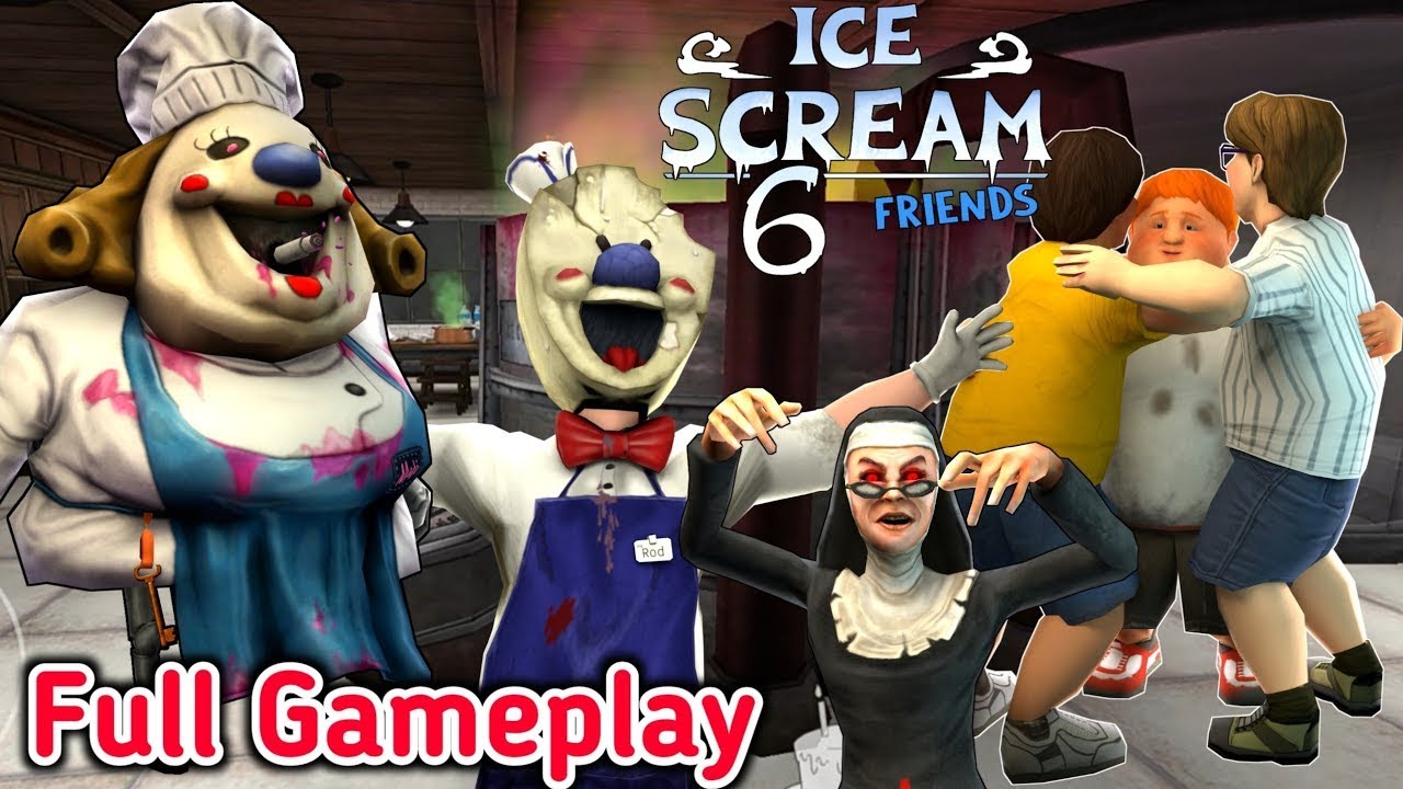 Ice Scream 6 : Friends | Robot Mati Funny Horror | Dangerous Rod ...