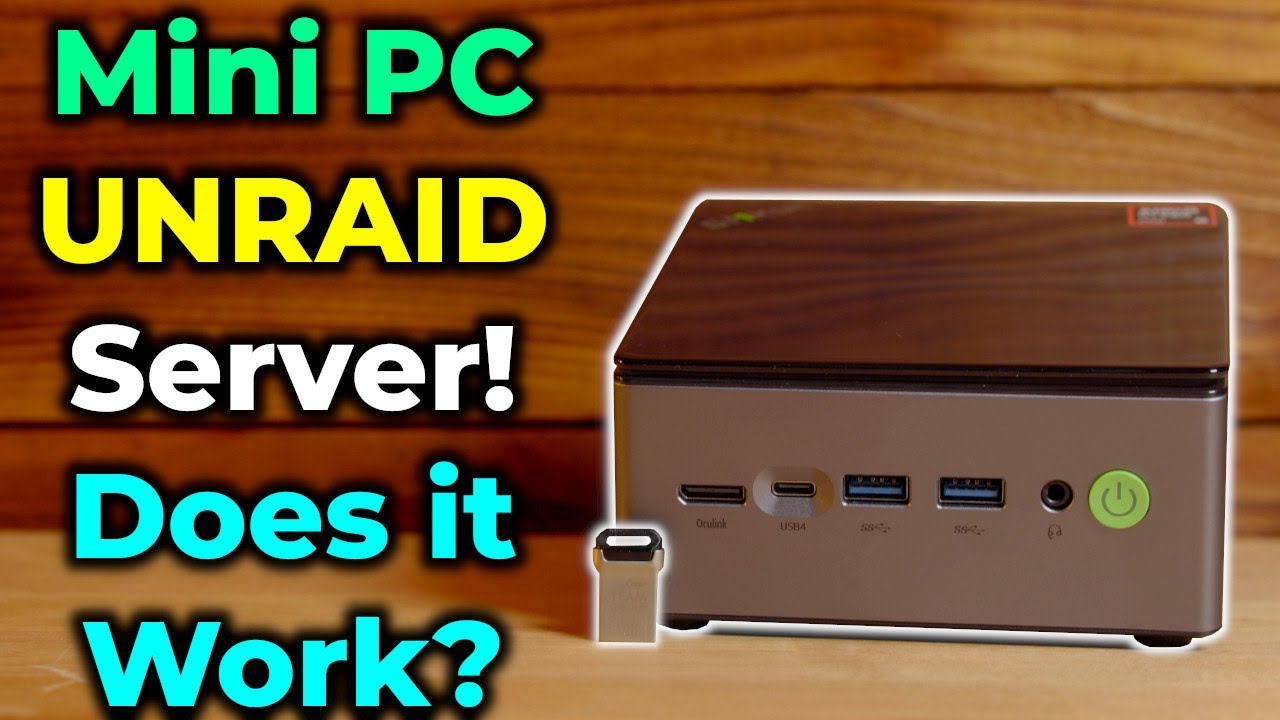 Mini PC Unraid Server! | Can You Use Unraid On a Mini PC? | GMKtec M7 ...