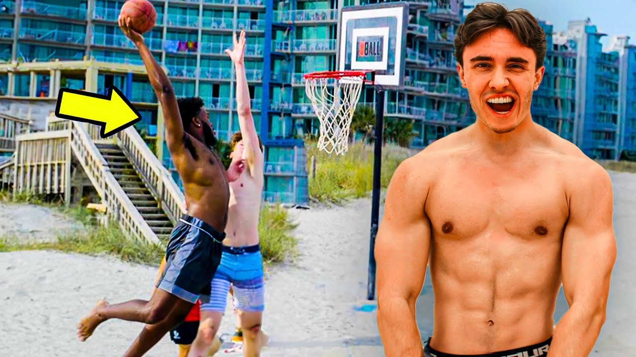 INSANE 3v3 Beach Basketball Challenge - YouTube