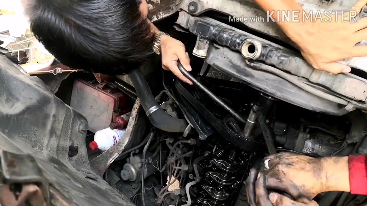 Mitsubishi L300(TIMING BELT TUTORIALS) - YouTube
