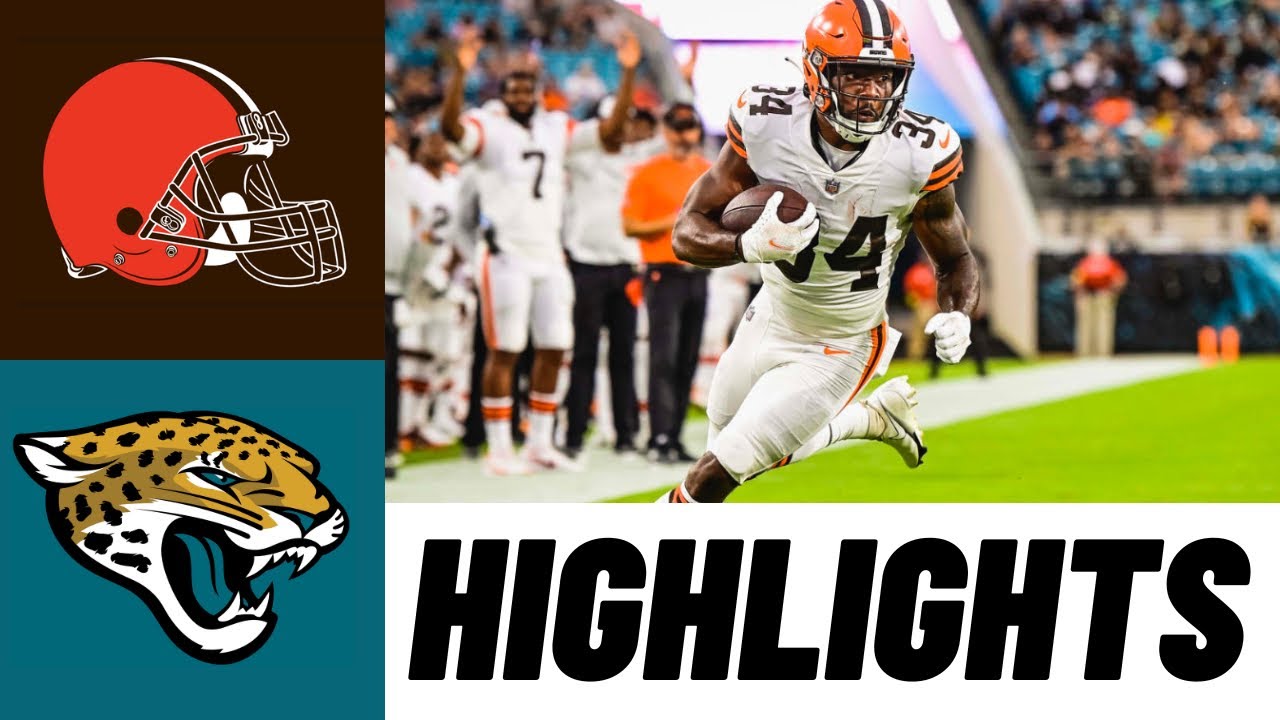 Jerome Ford Highlights vs Jaguars | NFL Preseason Week 1 - YouTube