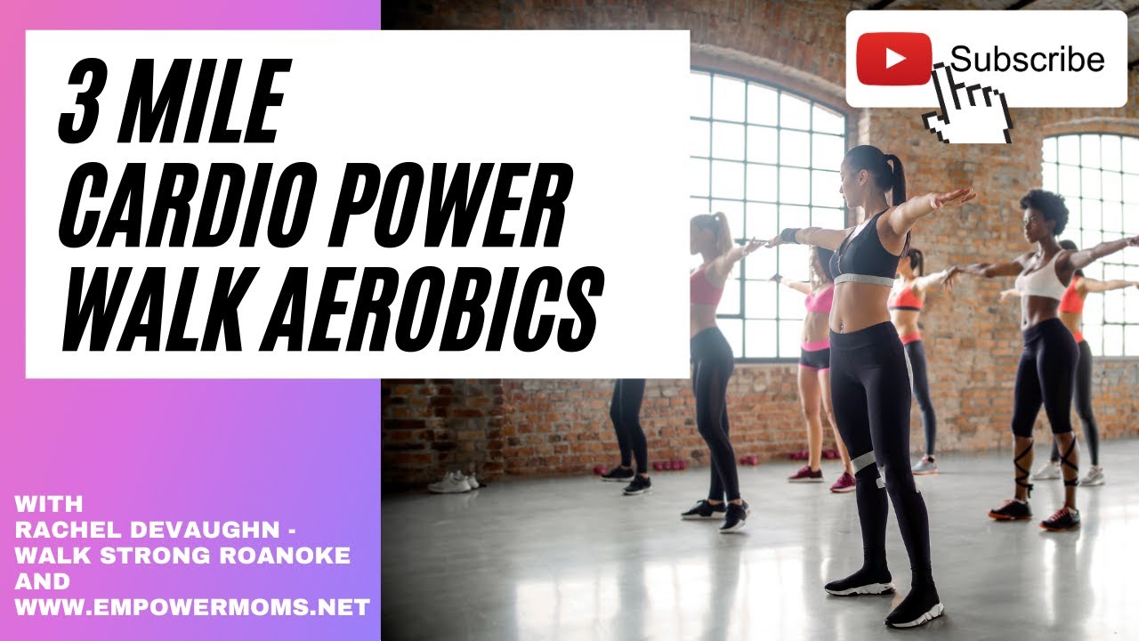45 min 3 mile Walk & Slim cardio power walking workout - YouTube