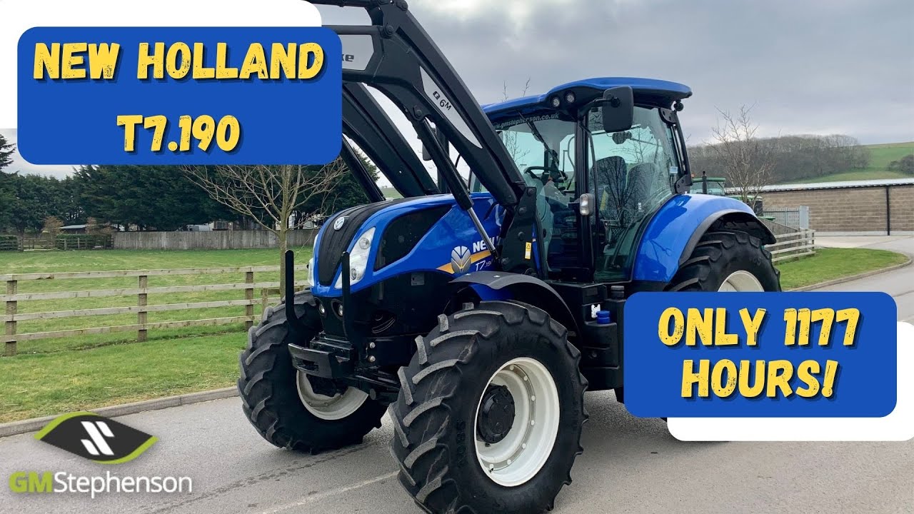 New Holland T7.190 for sale!! - YouTube