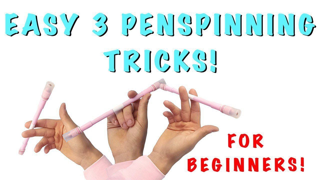 Easy 3 #penspinning tricks Finger pass, Triangle pass, Iteza. Basic ...