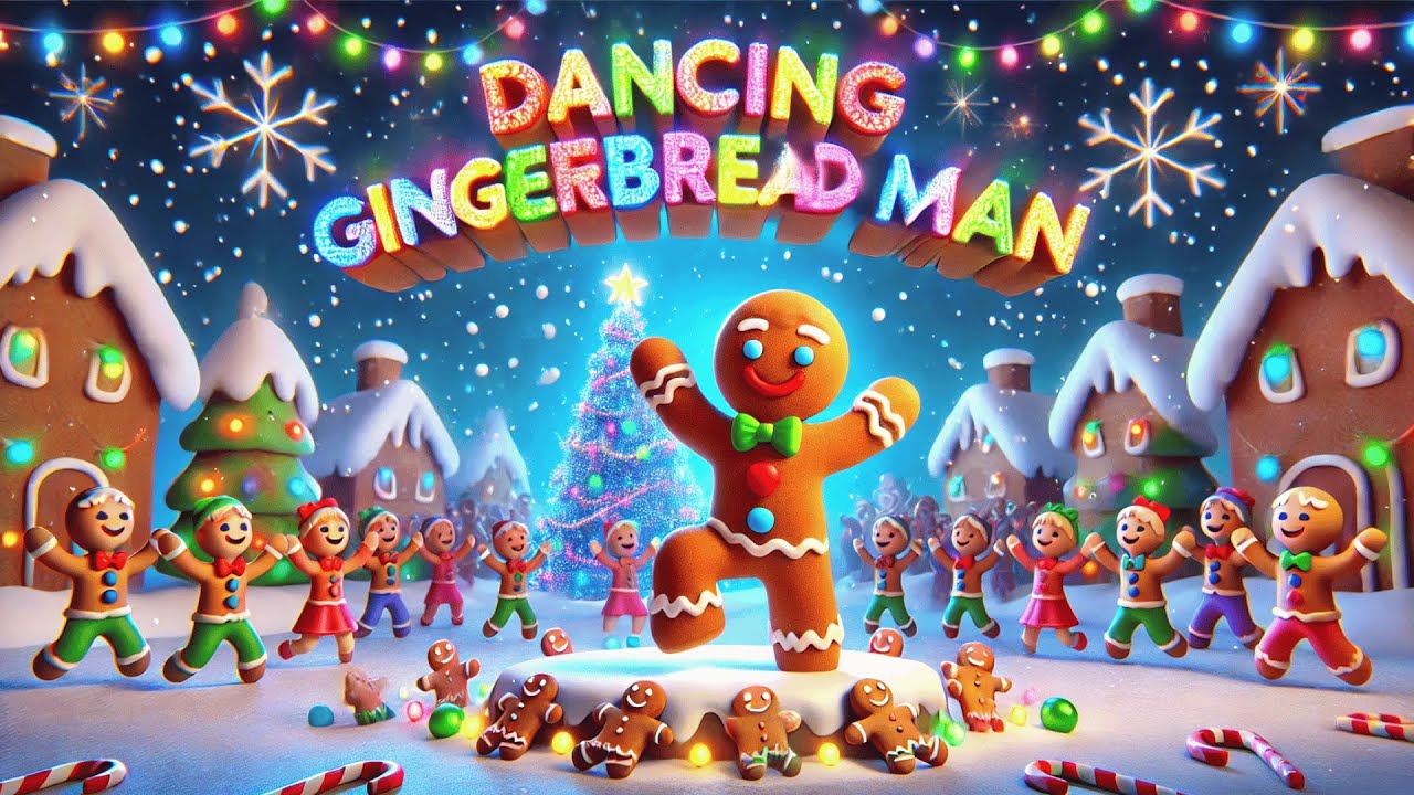 "Dancing Gingerbread Man | Fun Kids Song | Kids Channel" - YouTube