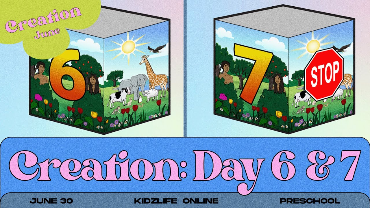 Creation Day 6 & 7 | Kidzlife Online Preschool - YouTube