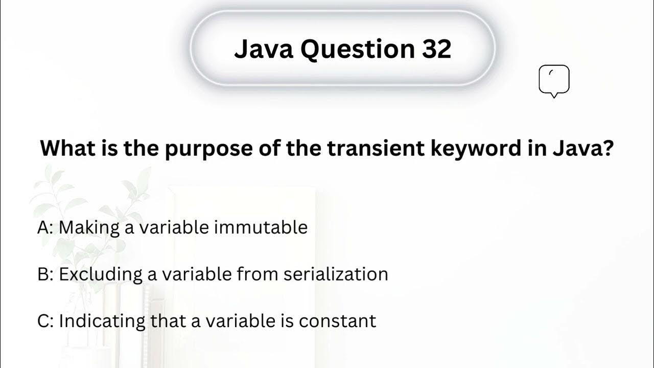 Java Interview Questions and Answers with Explanation | Java Programming Interview Tips 32 - YouTube