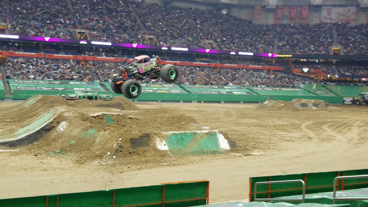 Monster Jam Syracuse, NY April 6, 2019 Rosalee Ramer Freestyle - YouTube