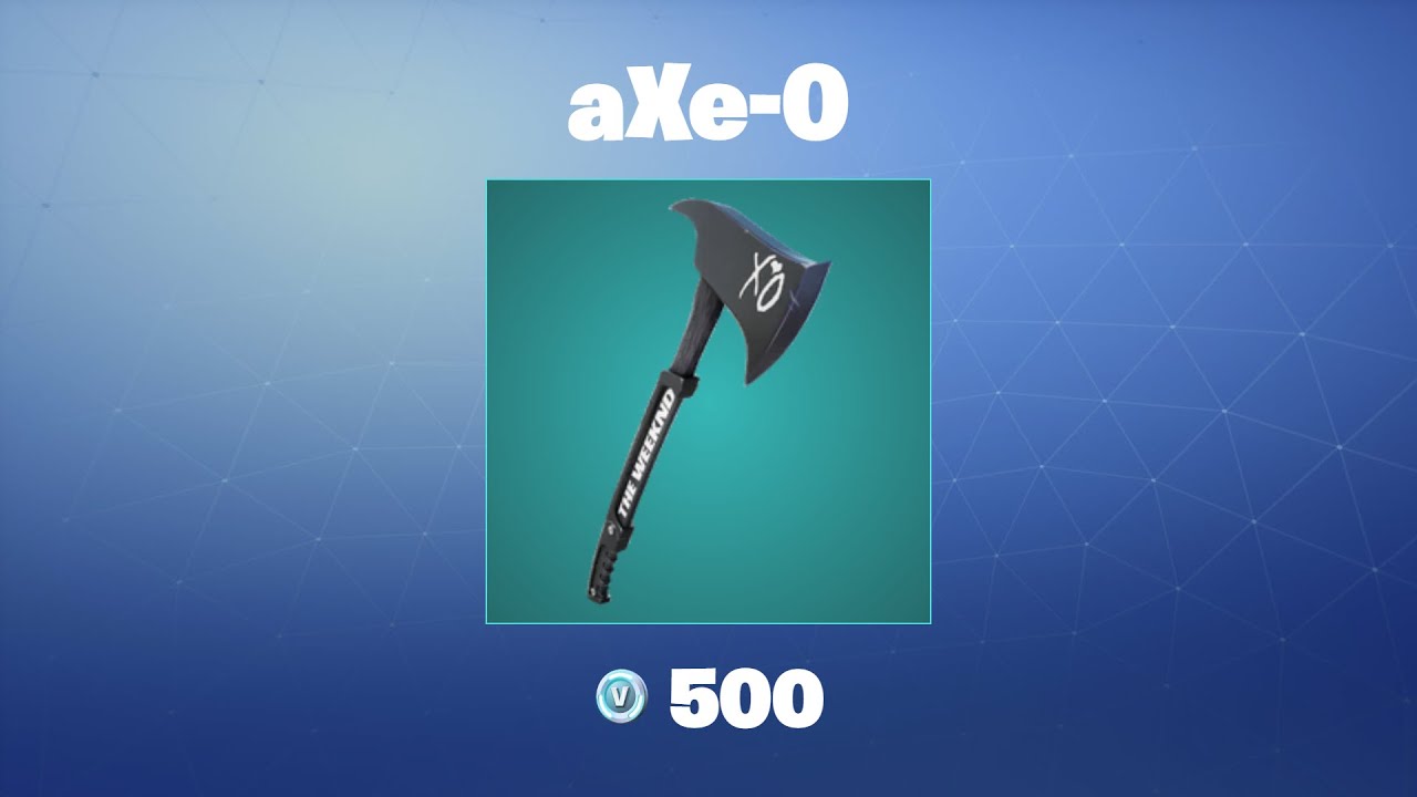 aXe-O | Fortnite Pickaxe - YouTube